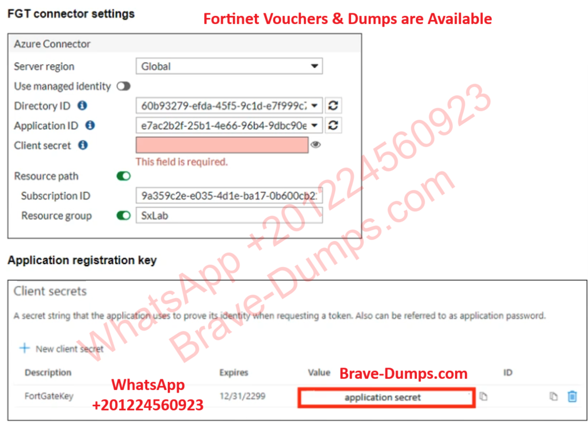 Brave Dumps - FCP - Azure Cloud Security 7.4 Administrator Exam Material